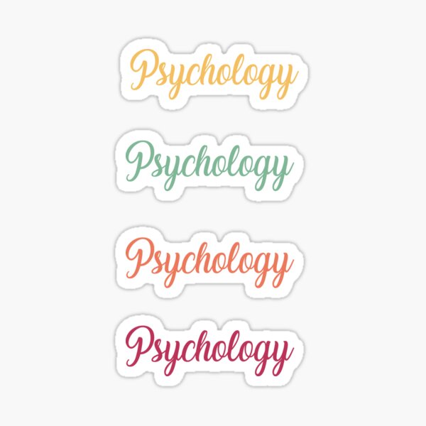 "Psychology - Folder/Binder" Sticker for Sale by EssattyN | Redbubble