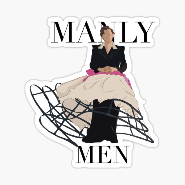 "Manly Men 2" Sticker for Sale by hollydodd12 | Redbubble