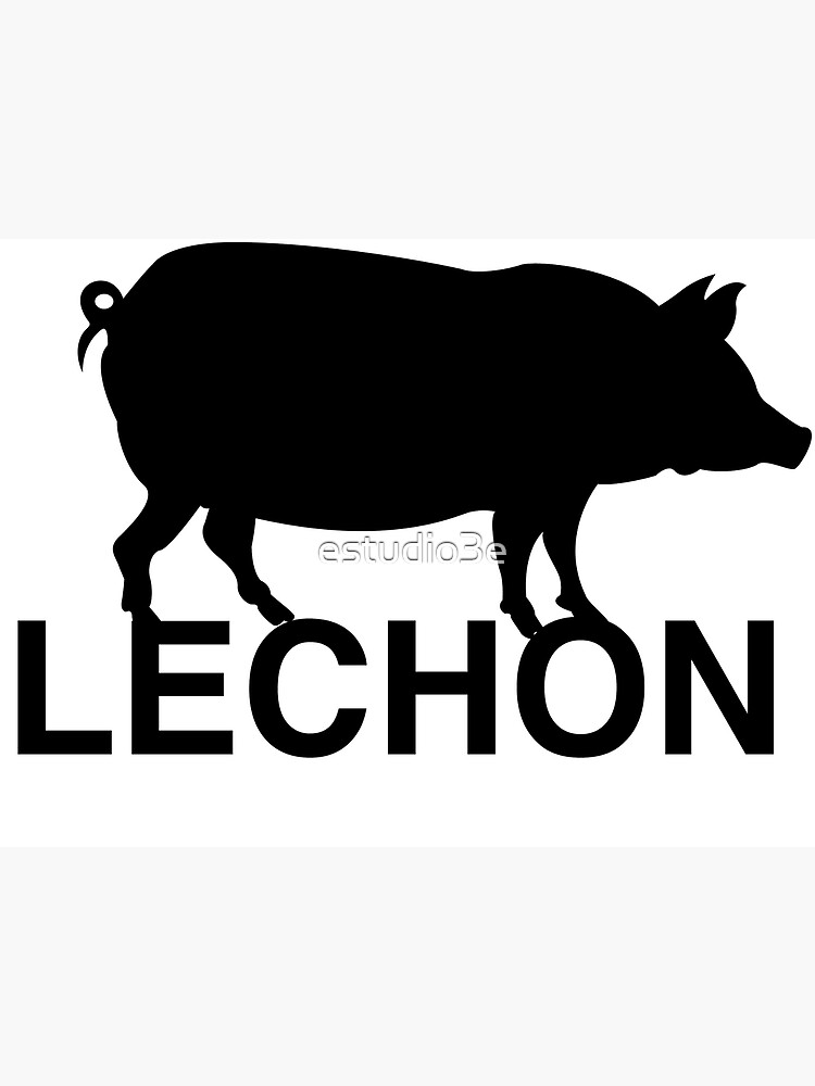 Lámina artística «Lechon» de estudio3e | Redbubble