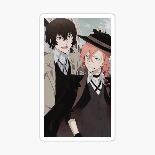 "Dazai and Chuuya" Sticker by wonhoberry | Redbubble