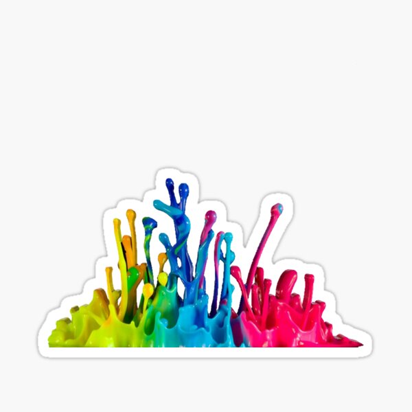 "Amazing color mixing" Sticker for Sale by FirasModelS | Redbubble