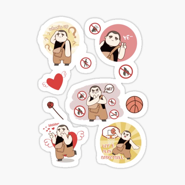 "Baozou Family - Image Set featuring 'Zhao Tiezhu'" Sticker for Sale by ...