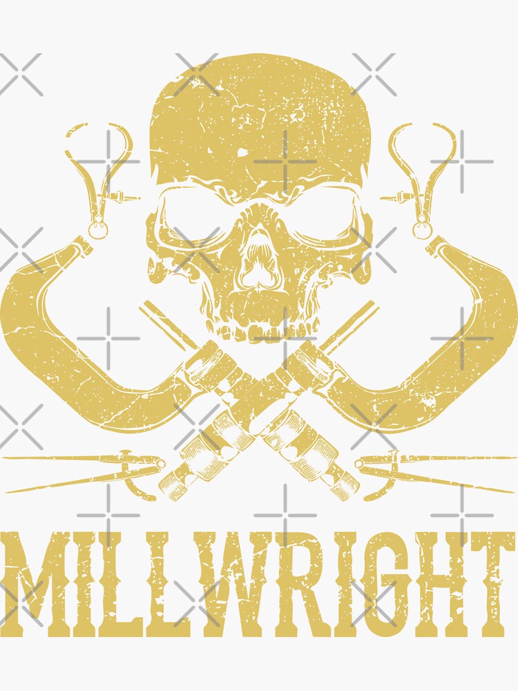 "Millwright" Sticker for Sale by Sinfamous | Redbubble
