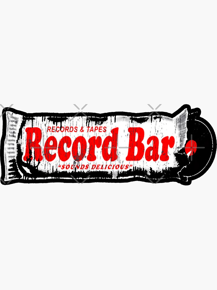 "THE RECORD BAR VINYL SOUNDS DELICIOUS CHOCOLATE BAR MUSIC SHIRT AND ...