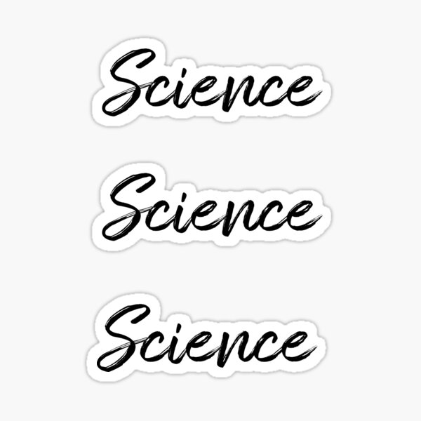 "Science - Folder/Binder " Sticker for Sale by EssattyN | Redbubble