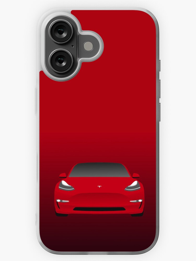 iPhone Hulle for Sale mit Tesla Model 3 S3XY Rot von SupreMemories Redbubble