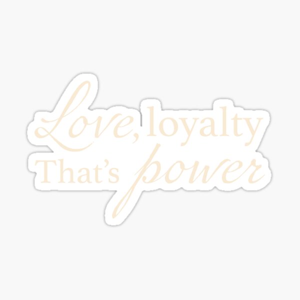 "Elijah Mikaelson quote love loyalty that's power" Sticker by Pictandra ...
