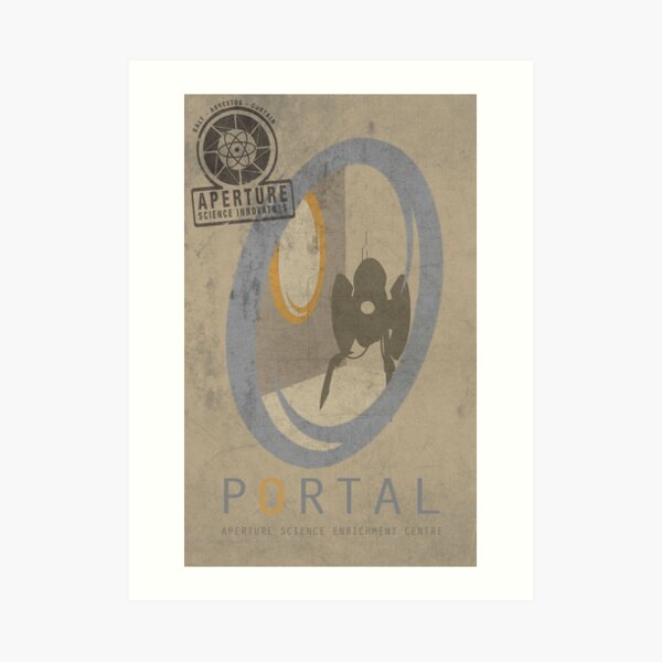 "Portal Game Poster" Art Print for Sale by HAPPYDOOMSDAY | Redbubble