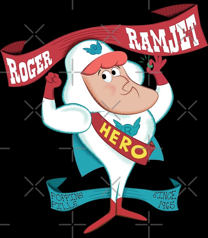"Roger Ramjet - hero of our nation" by GraficBakeHouse | Redbubble
