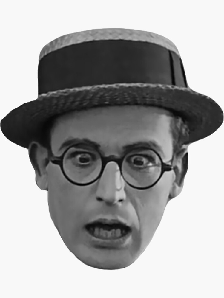 "Shook Face " Sticker for Sale by LastHabitat | Redbubble