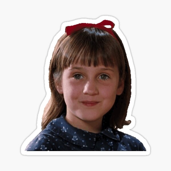 "MATILDA" Sticker for Sale by alexandrayo | Redbubble