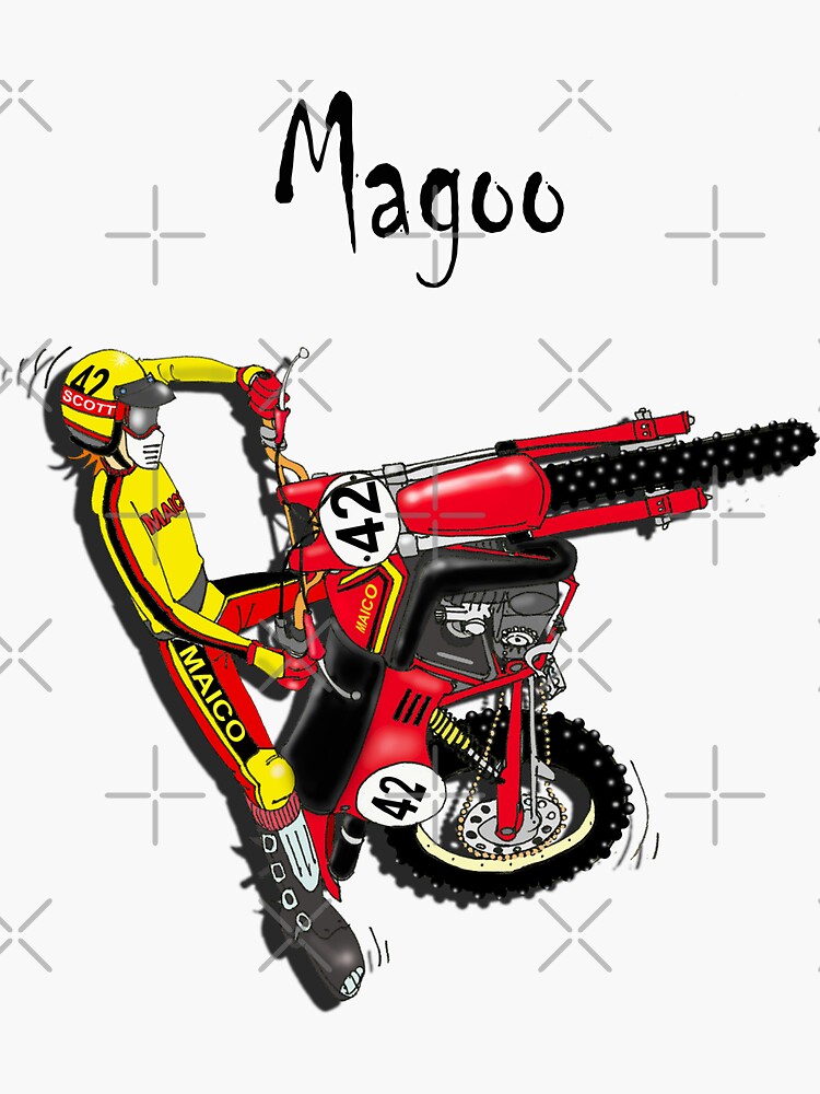 "Magoo" Sticker for Sale by motodude511 | Redbubble