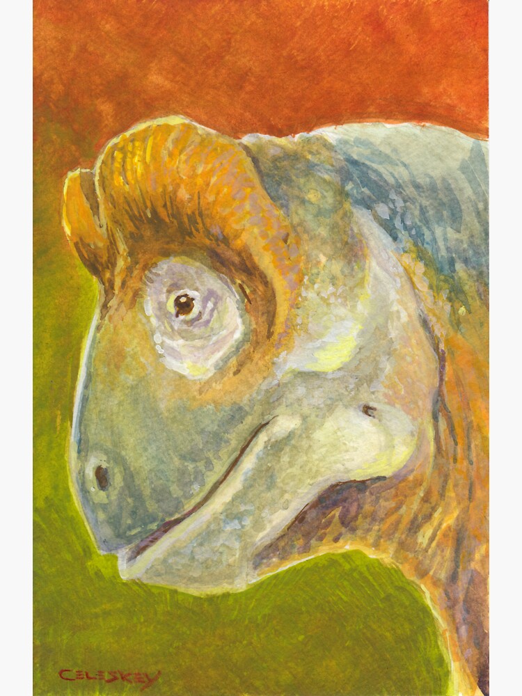 "Ulemosaurus" Sticker for Sale by hairymuseum | Redbubble