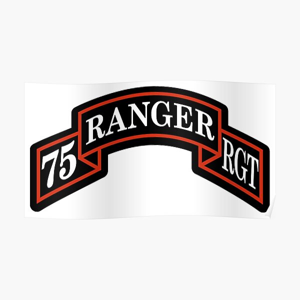 "75th Ranger Regiment" Poster for Sale by Buckwhite | Redbubble
