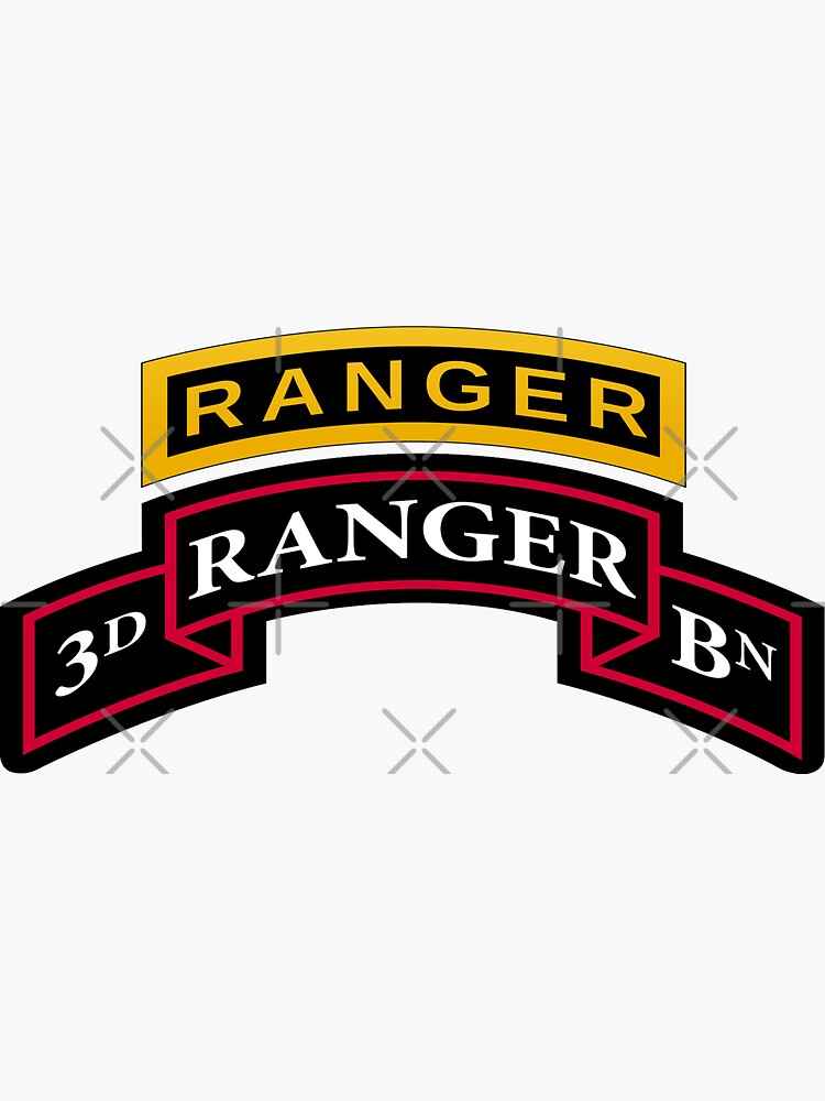 "3rd Bn 75th Rangers" Sticker for Sale by Buckwhite | Redbubble
