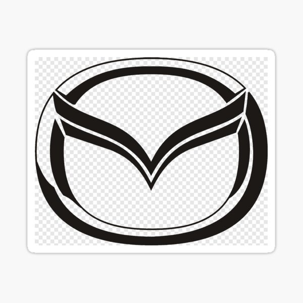 "Mazda Logo" Sticker for Sale by CJayB141 | Redbubble