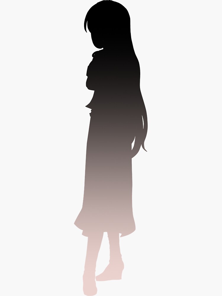 "Megurine Luka V2 Shadow Art" Sticker for Sale by VocaloidTrash | Redbubble