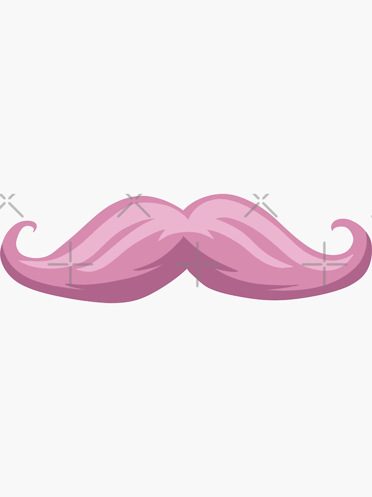 "Markiplier Moustache" Sticker for Sale by M106 | Redbubble