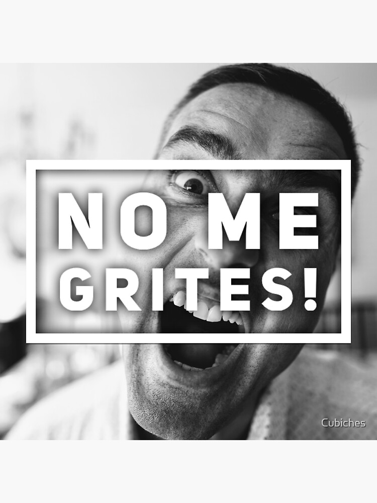"No Me Grites Photo" Sticker by Cubiches | Redbubble