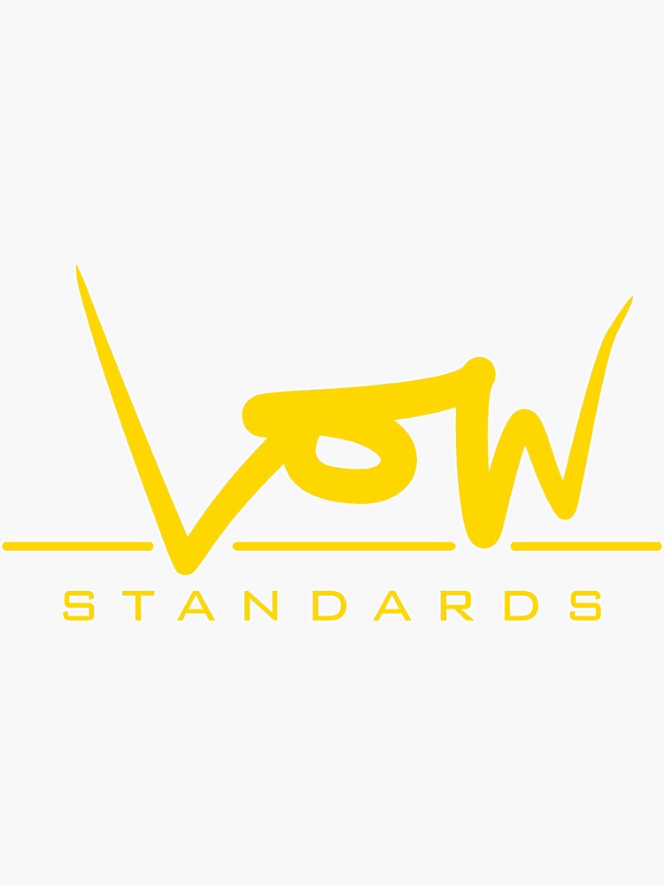 "Low Standards" Sticker by sschneider1000 | Redbubble