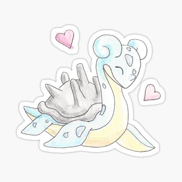 Lapras Stickers | Redbubble