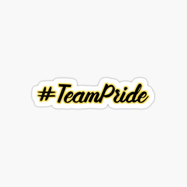 "Team Pride Gold Outline" Sticker for Sale by ravenroe | Redbubble