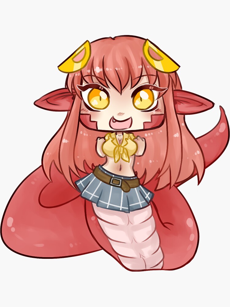 "Monster Musume Miia" Sticker for Sale by PsychicSkullAni | Redbubble