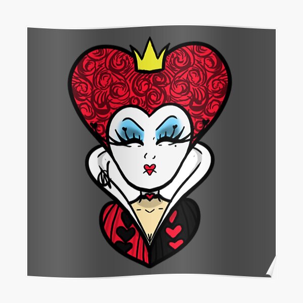 "Red Queen " Poster for Sale by MsEphebiphobia | Redbubble