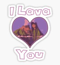 I Lava You: Stickers | Redbubble