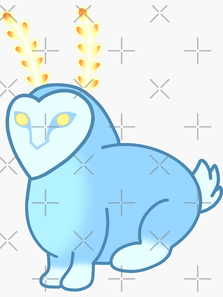 "Blupee!" Sticker for Sale by reyvinart | Redbubble