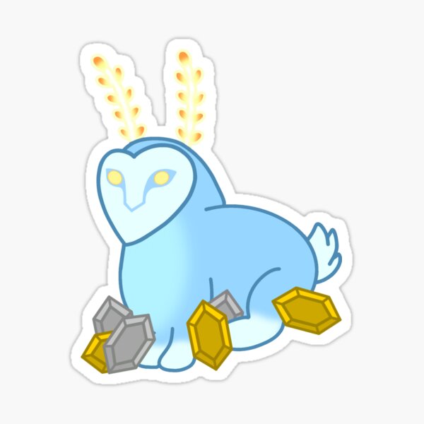 "Blupee!" Sticker for Sale by reyvinart | Redbubble