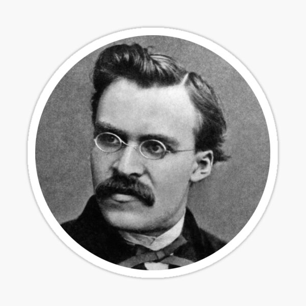 Sticker: Friedrich Nietzsche | Redbubble