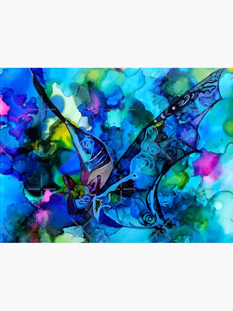 "Batty Bat" Sticker for Sale by ehunter | Redbubble