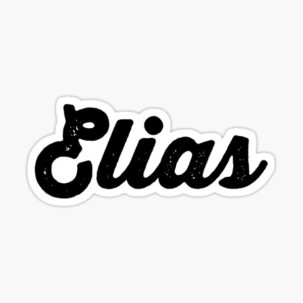 "Elias" Sticker for Sale by ProjectX23 | Redbubble