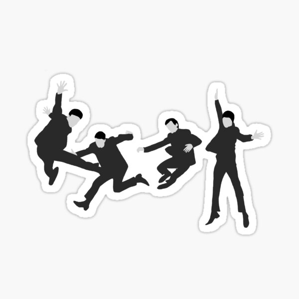 "Beatles Illustration" Sticker for Sale by kbracey-meraki | Redbubble