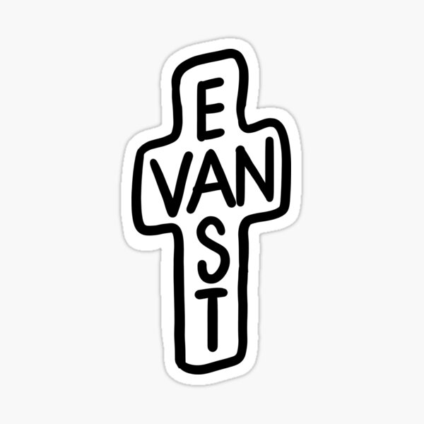"East Vancouver Cross" Sticker for Sale by willowsbunnies | Redbubble