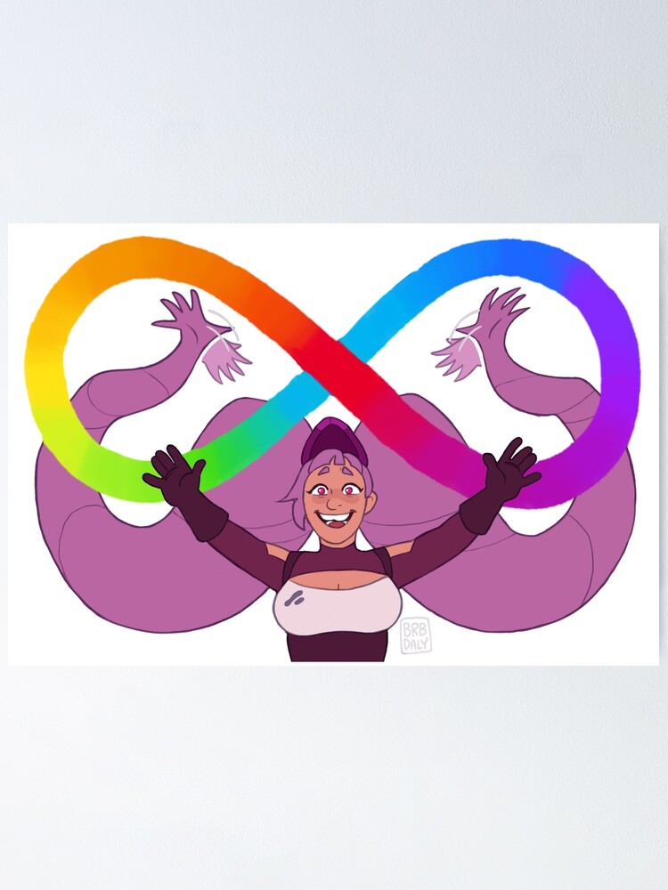 "Entrapta Autistic Pride" Poster for Sale by spaceheroes | Redbubble