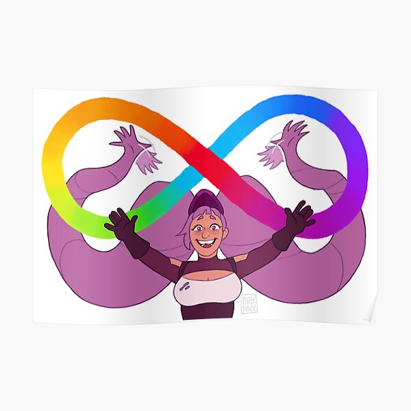 "Entrapta Autistic Pride" Poster for Sale by spaceheroes | Redbubble