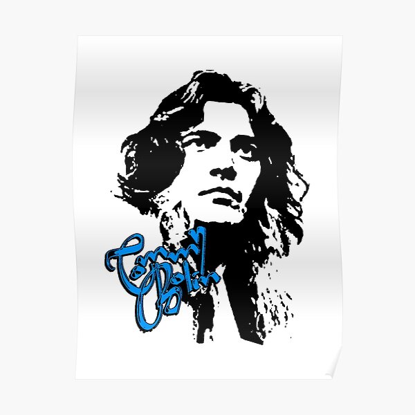 "Tommy Bolin" Poster by Pop-Pop-P-Pow | Redbubble