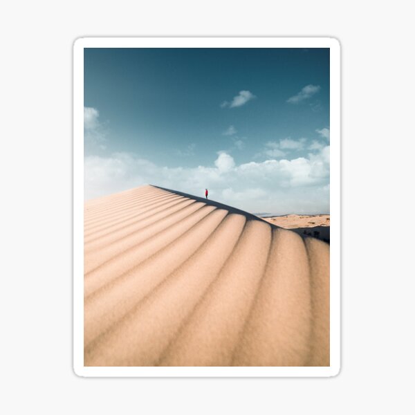 "Sand dunes!" Sticker for Sale by Shrez | Redbubble