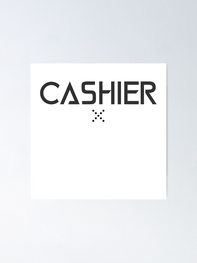 "Cashier" Poster by Adisak-designs | Redbubble