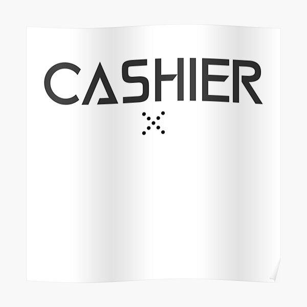 "Cashier" Poster by Adisak-designs | Redbubble