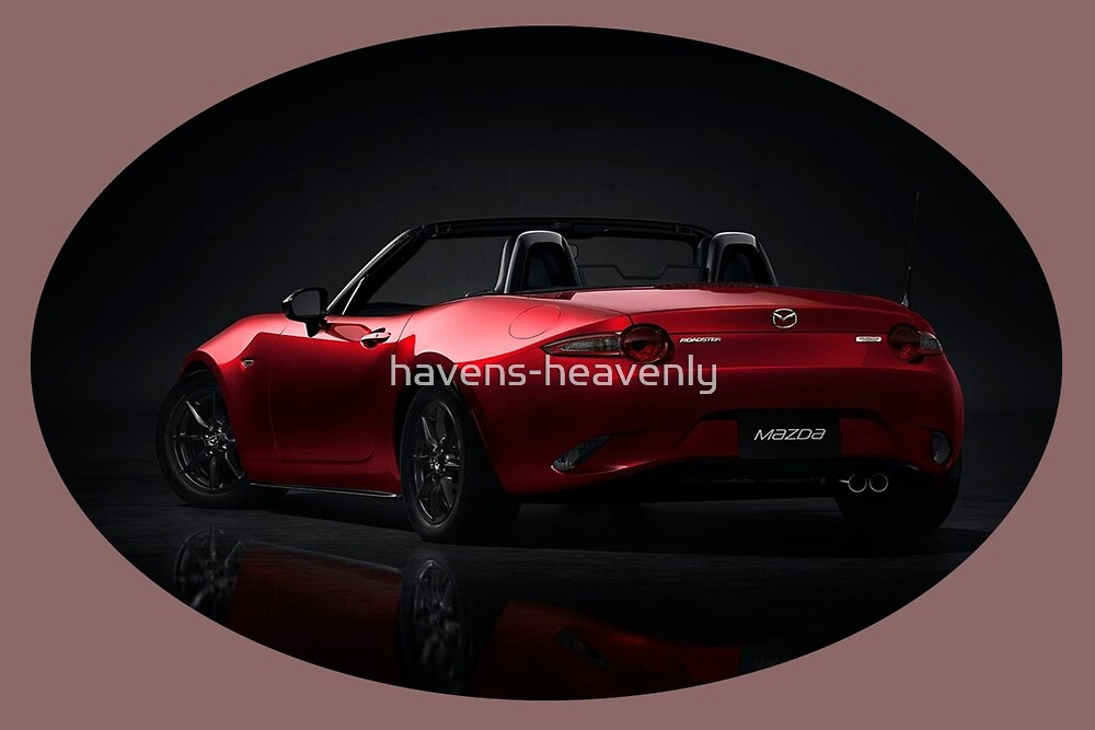 "Soul Red Metallic 2016 ND Miata Reflection Rear View" by havens ...