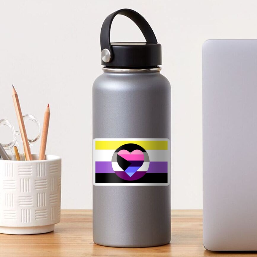 Non Binary Demi Omni Romantic Asexual Sticker For Sale By