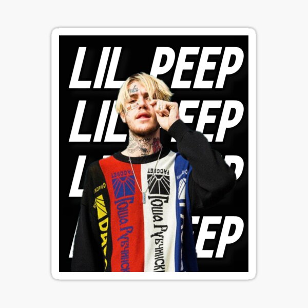 "Lil peep" Sticker by Tumfei | Redbubble