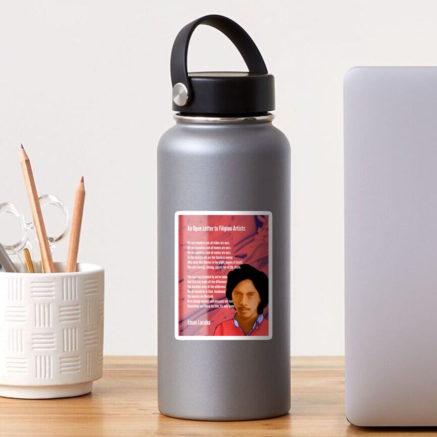 "Eman Lacaba - Poet, Writer, Activist, Revolutionary - Wall Art" Poster ...