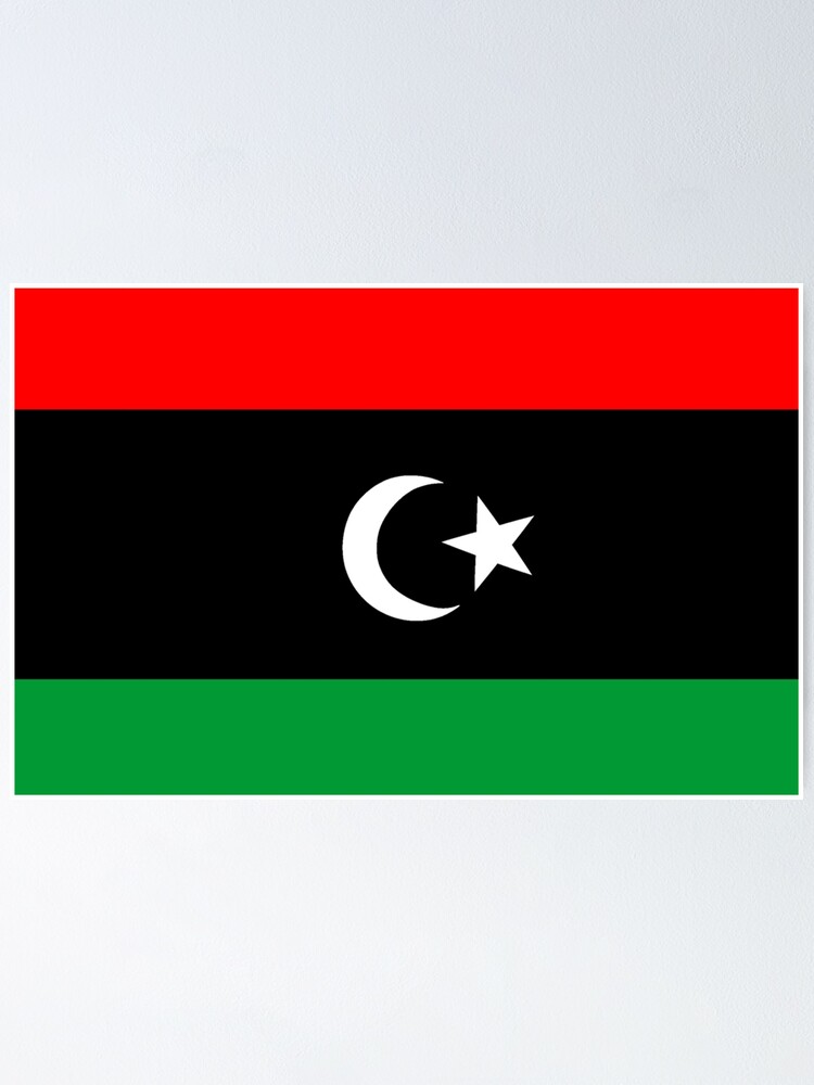 "Libyan Flag" Poster for Sale by sweetsixty | Redbubble