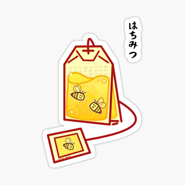 Pegatina «Bolsita de té de miel dulce con abejas» de Science-nerd ...