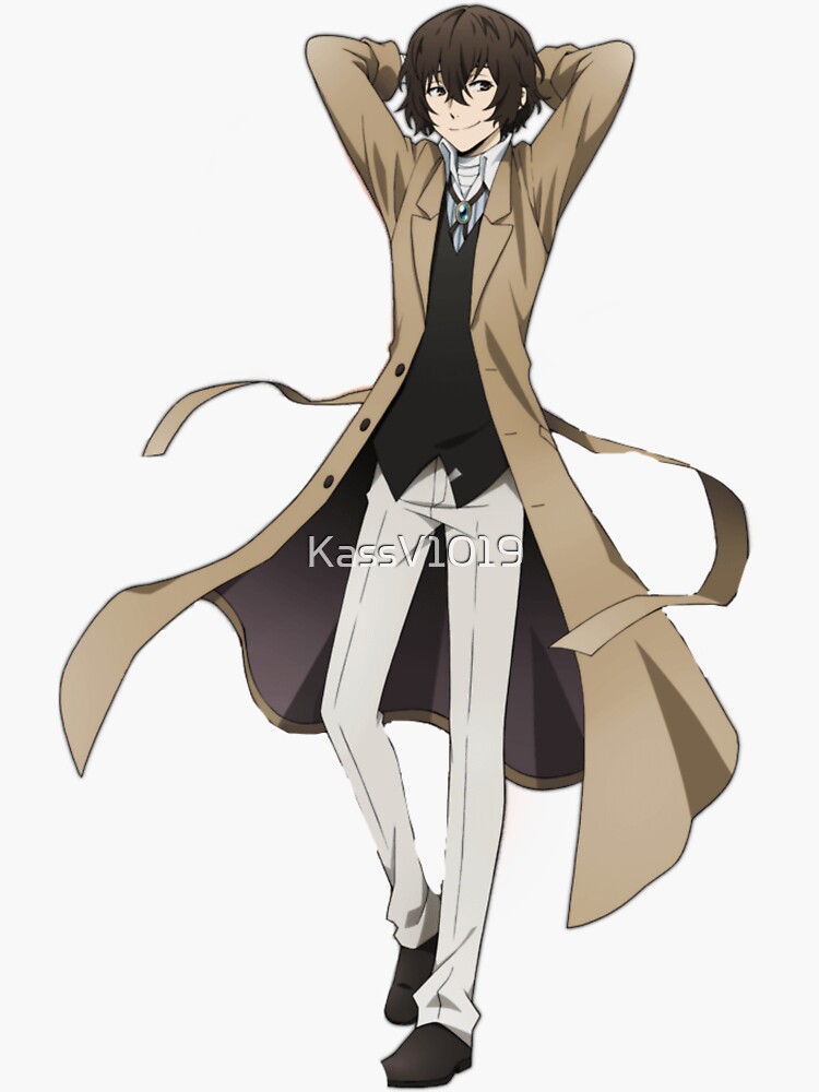 "Osamu Dazai" Sticker by KassV1019 | Redbubble
