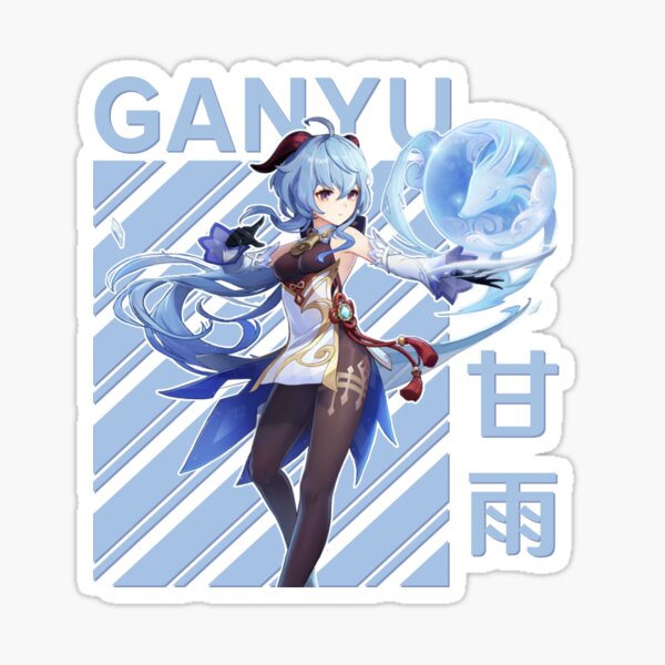 Genshin Impact Ganyu Stickers | Redbubble